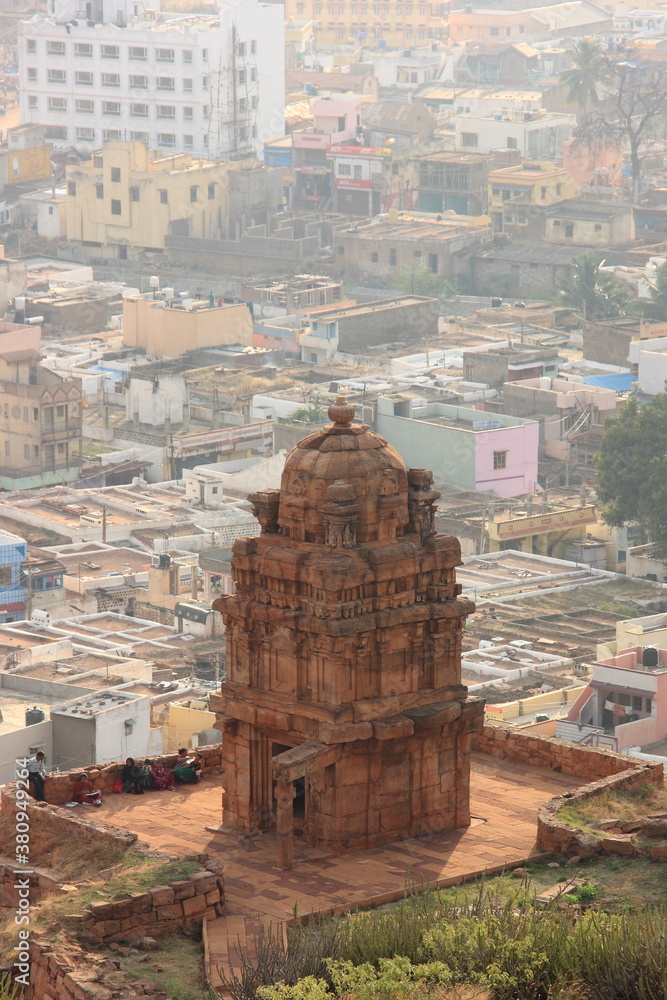 Badami cave temples, complex of Hindu and Jain cave temples located in ...