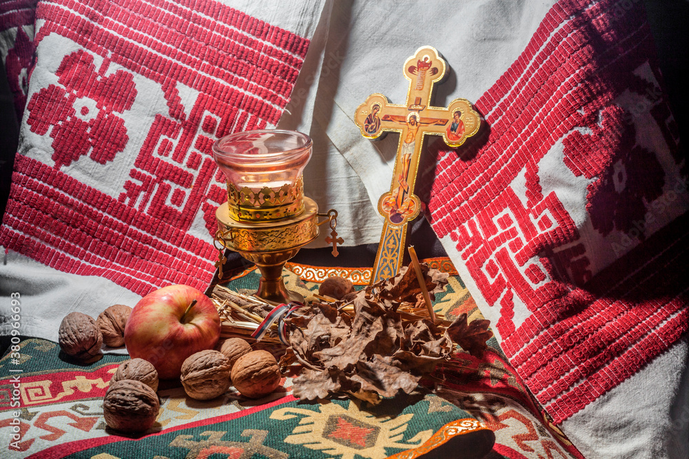 Orthodox objects and symbols in Serbia Stock Photo | Adobe Stock