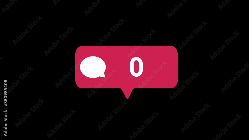 Nice and unique comment icons with beautiful motion.Animation. Abstract ...