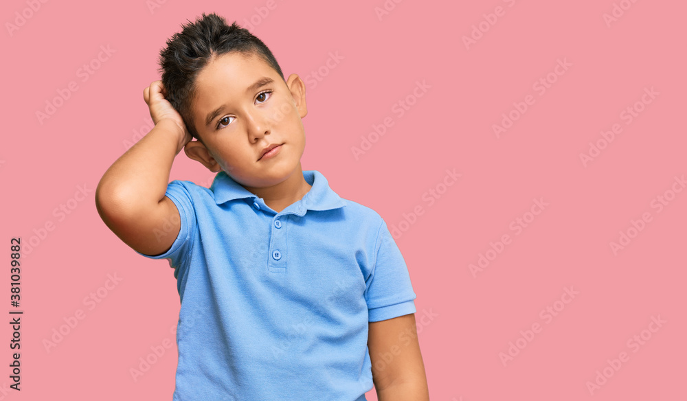 Hispanic Child Thinking