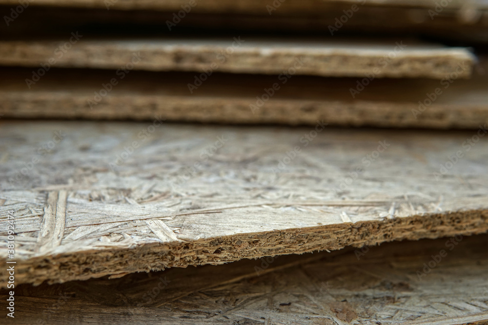 OSB sheets texture, plywood, close-up. Stock Photo | Adobe Stock