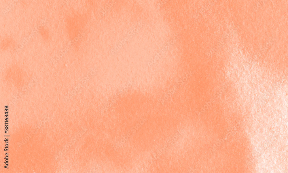 Coral Orange abstract watercolor background for texture background and ...