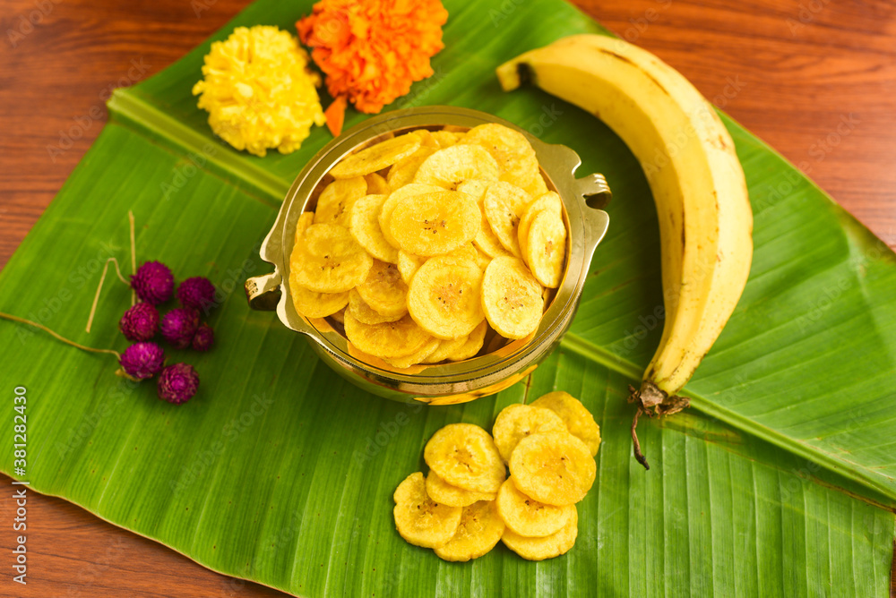 Kerala banana chips for Onam festival popular deep fried snack ...