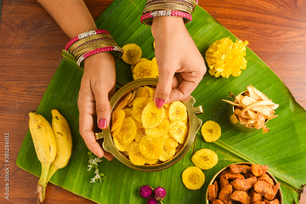 Kerala banana chips for Onam festival popular deep fried snack ...