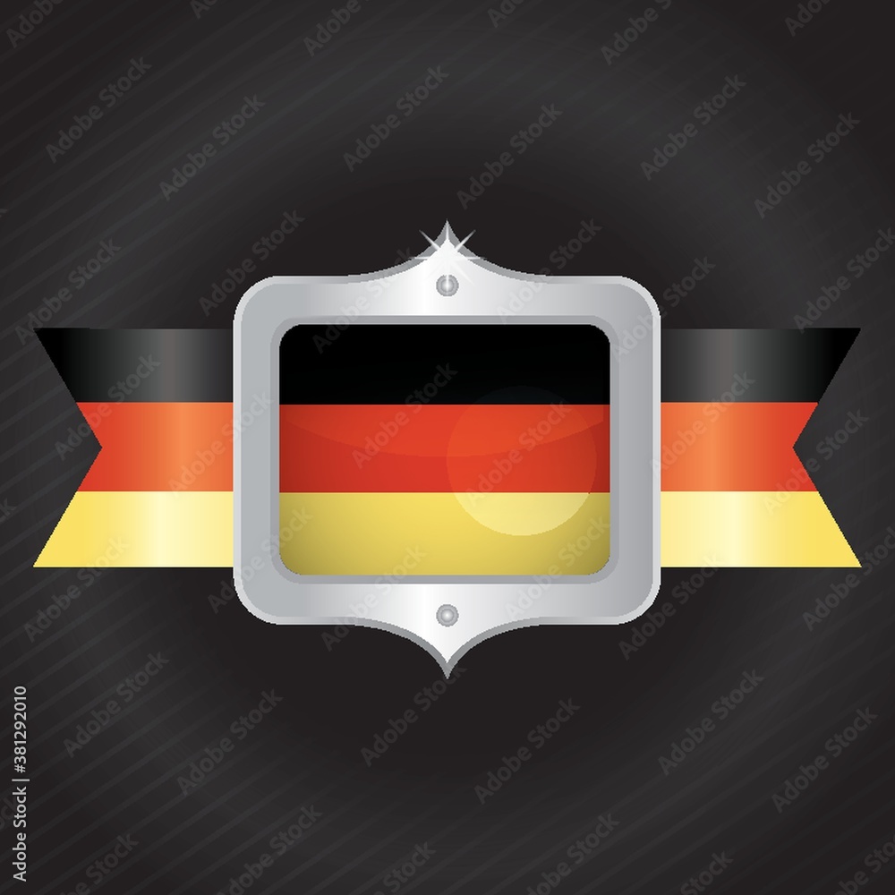 germany flag button design Stock Vector | Adobe Stock