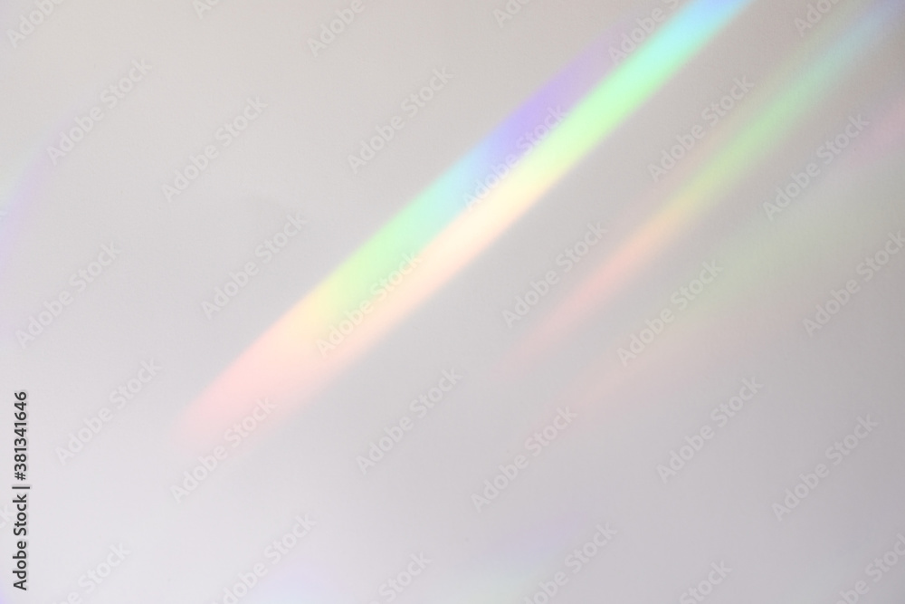 Blurred rainbow light refraction texture overlay effect for photo and ...