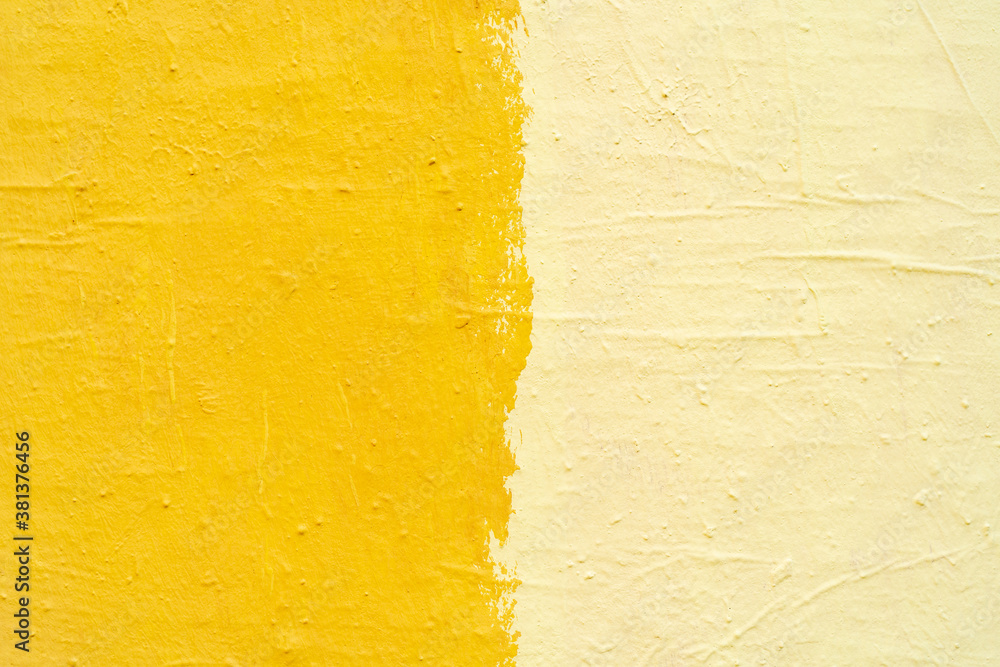 Yellow paint texture. Interior of a modern loft. Abstract bright ...