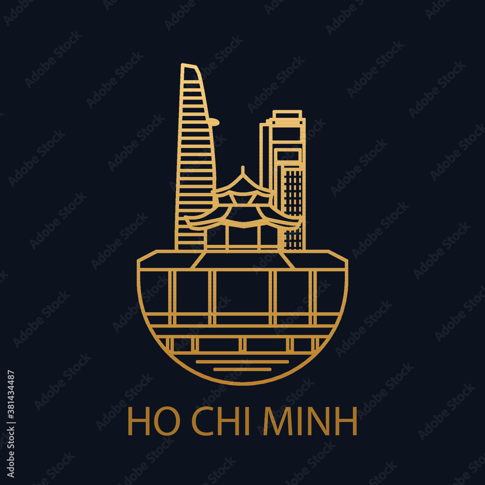 Ho Chi Minh City Icon. The capital of Vietnam. Stock Vector | Adobe Stock