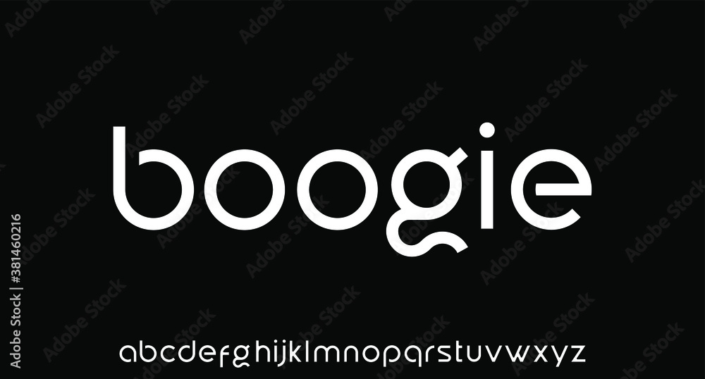 Fototapeta luxury lowercase display font typeface to make your brand ...