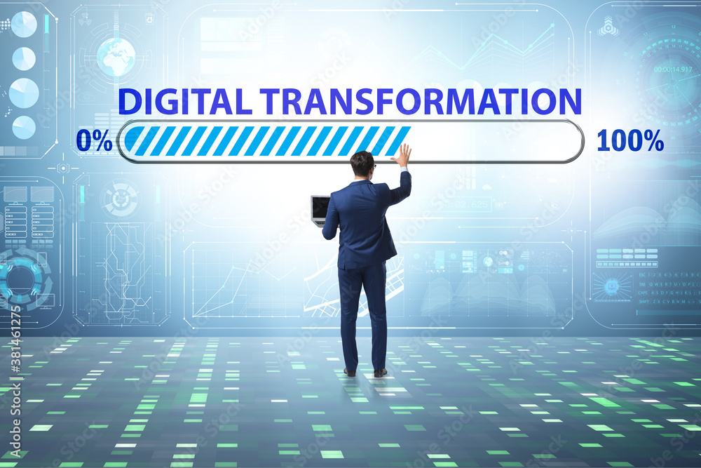 Digital transformation and digitalization concept Stock Photo | Adobe Stock