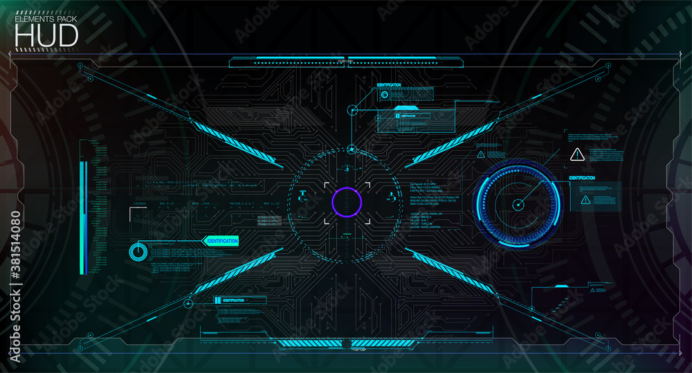Virtual reality. Futuristic VR head-up display design. Sci-Fi helmet ... Virtual reality. Futuristic VR head-up display design. Sci-Fi helmet ...