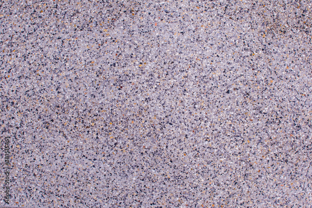 Natural color sand wash surface floor made of small sand stone. Image ...