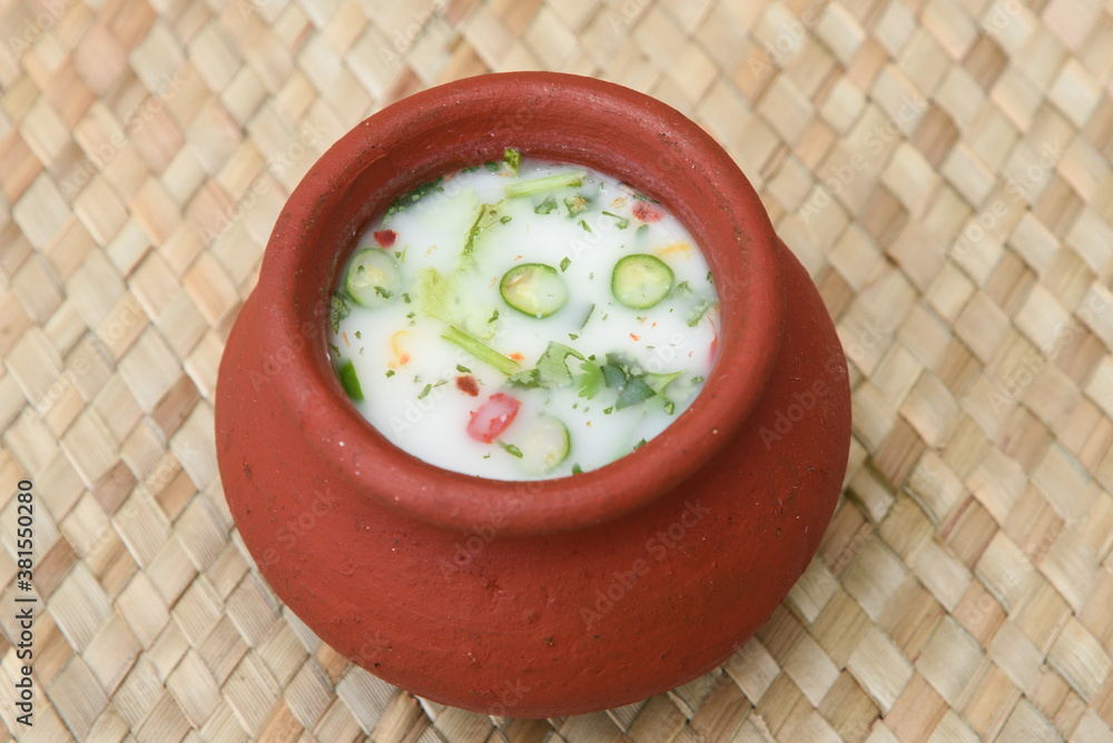 Spiced buttermilk / chaas / chaach / moru / sambharam / curd, lassi ...