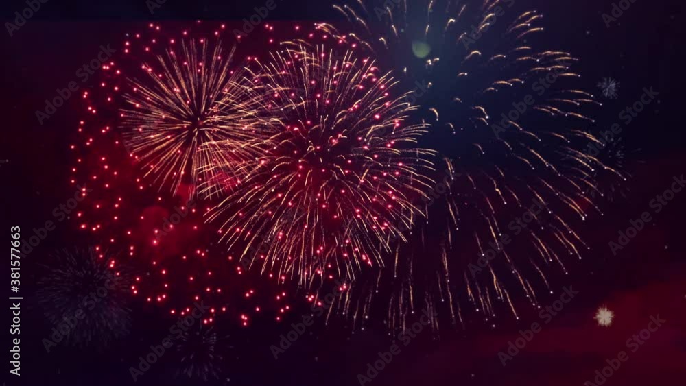 Vidéo Stock Fireworks in Sky Diwali Festival of lights happiness. fire ...