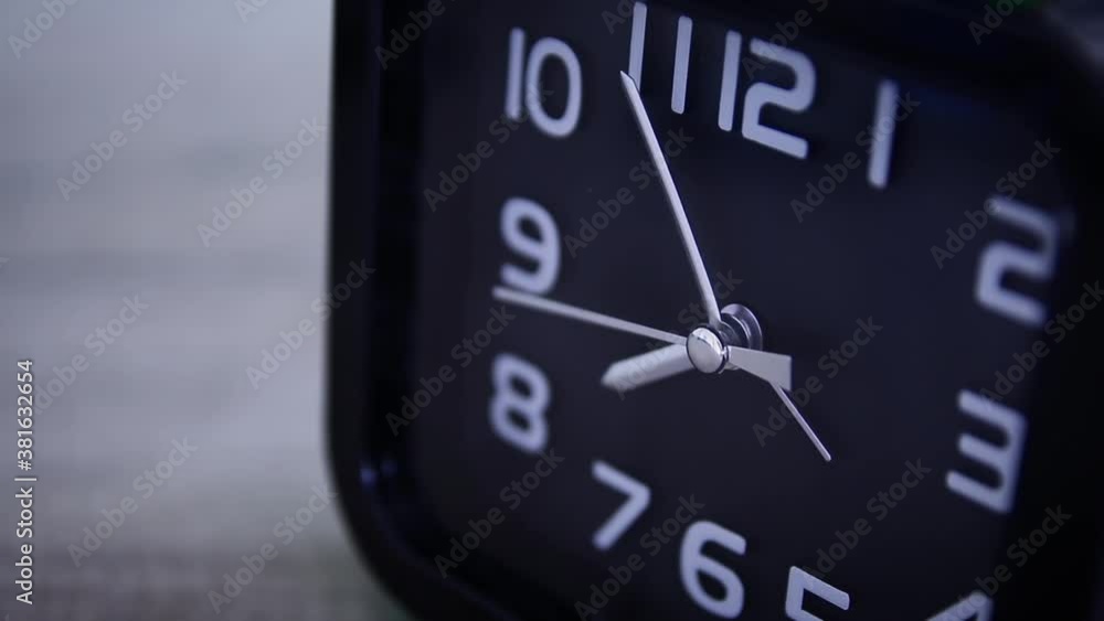 Footage of an animated analog clock showing eight o'clock Stock Video ...