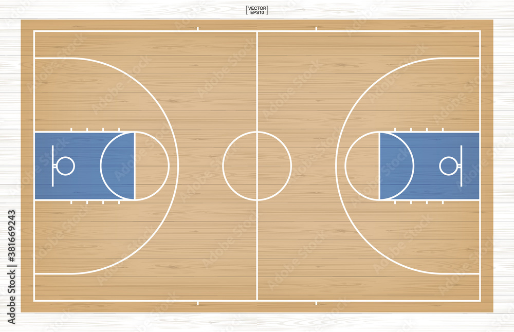 Basketball court background. Basketball field. Vector. Stock Vector ...