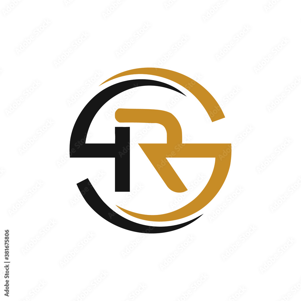 Initial letter rs logo or sr logo vector design template Stock Vector ...