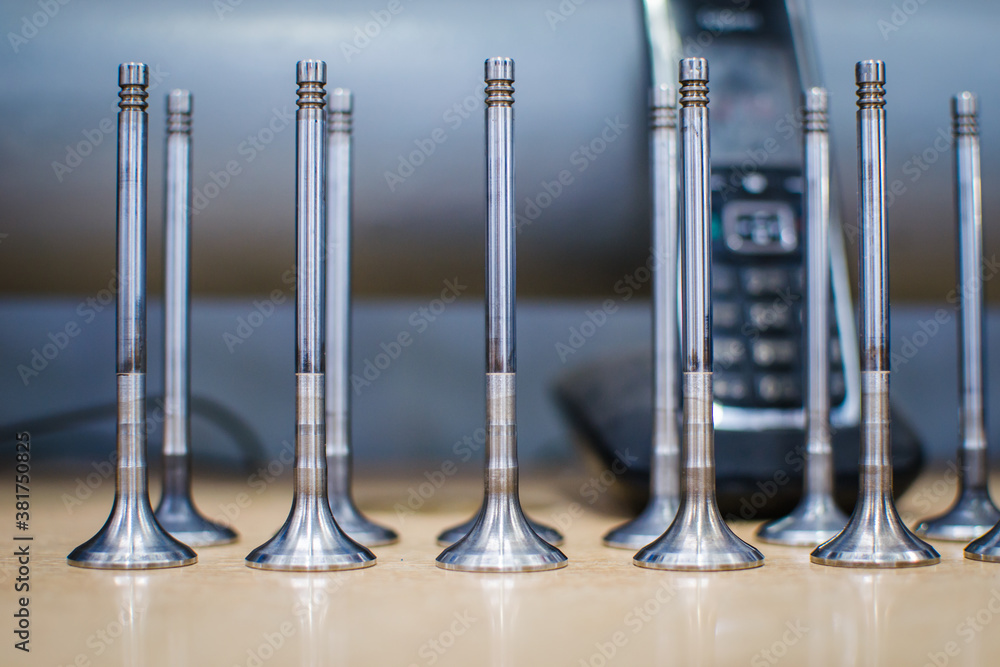 Valve of an internal combustion engine. Car engine repair and parts ...