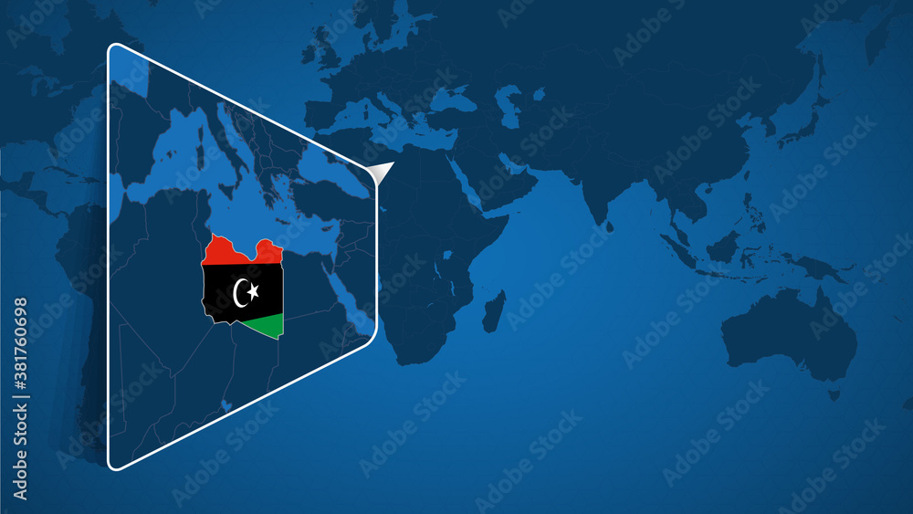 libya on world map