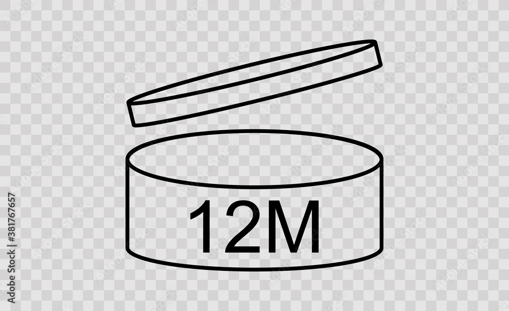 Period After Opening Symbol. Vector illustration, flat design. Stock ...