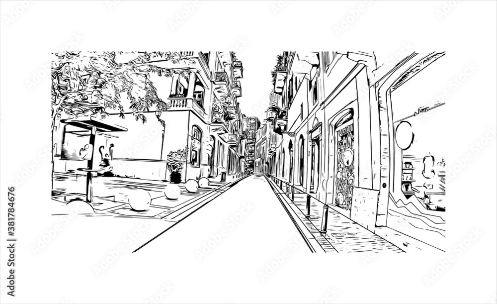 Building view with landmark of Beirut is the capital and largest city ...