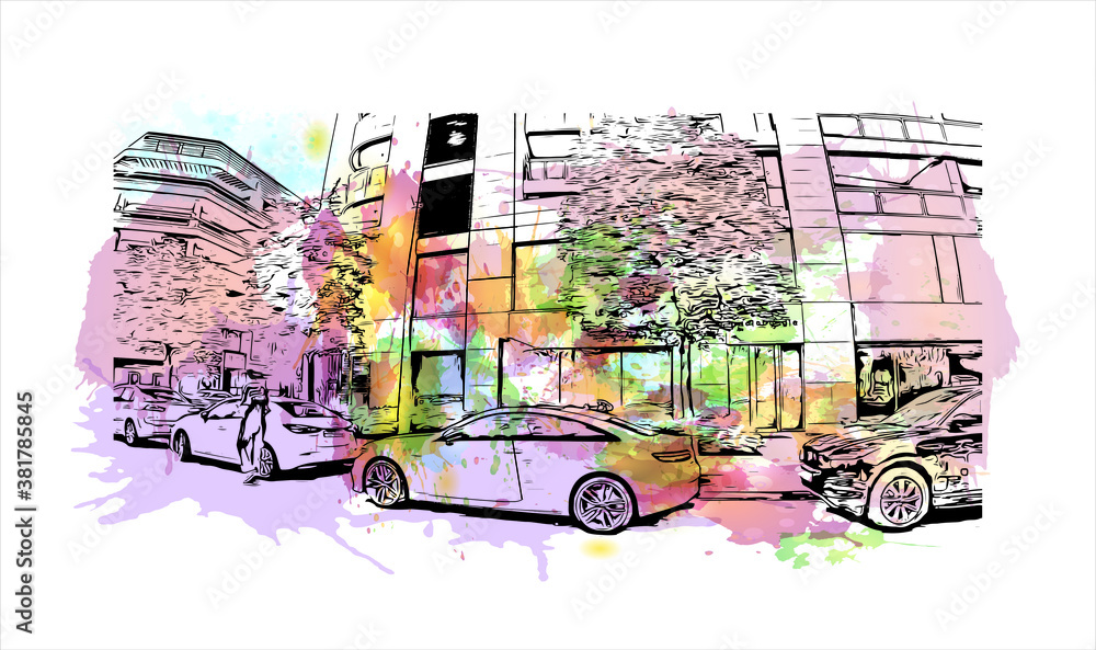 Building view with landmark of Beirut is the capital and largest city ...