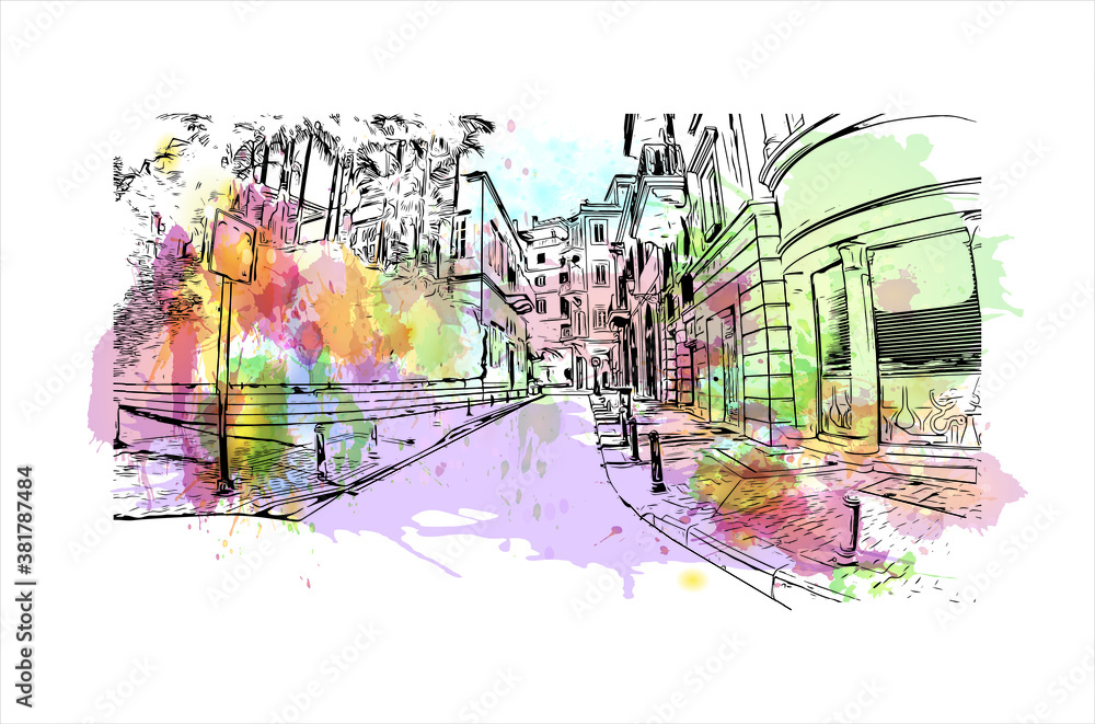 Building view with landmark of Beirut is the capital and largest city ...