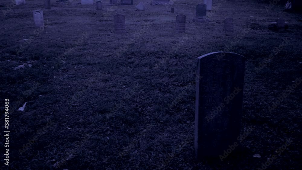 Dark eerie, chilling, creepy and spooky nighttime evening grey scene of ...