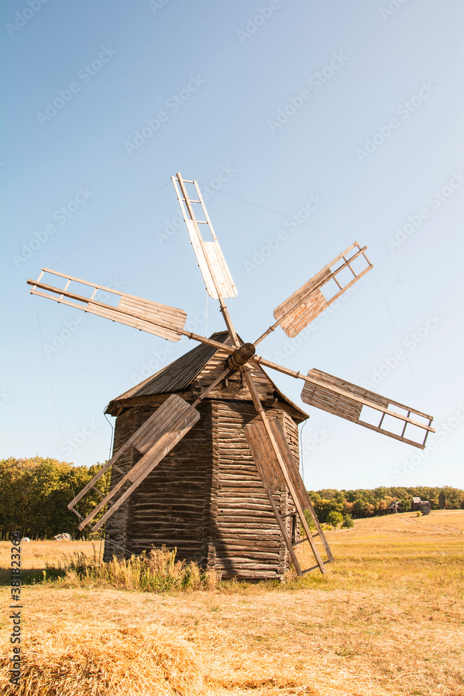 Mill, windmill, industrial building, farm, flour production, cereal ...