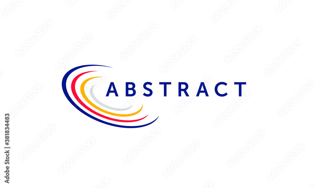Abstract business logo. Corporate identity design elements. Network ...