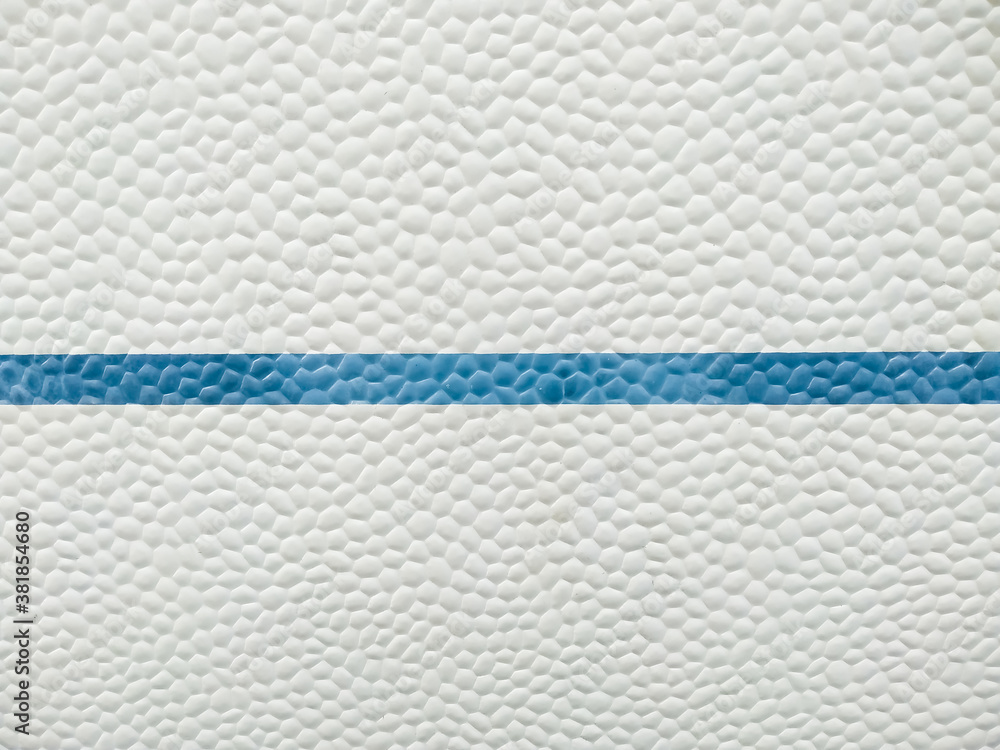 Closeup surface of caravan. Abstract background texture: white with ...