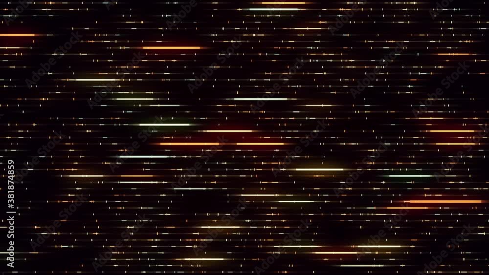 Abstract Horizontal Glowing Lines Speed Fx Background Loop/ 4k ...