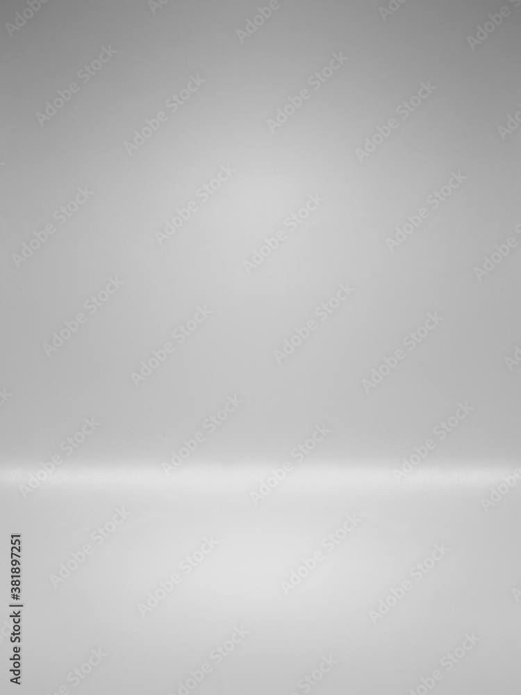 White empty display table board with gradient lighting used for ...