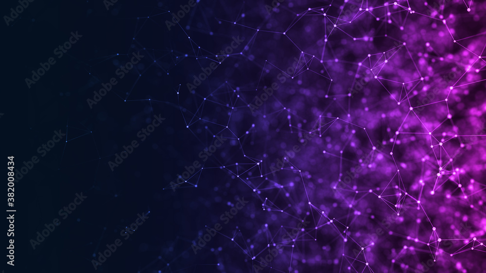 ภาพประกอบสต็อก Cyber security concept. Computer geometric digital ...