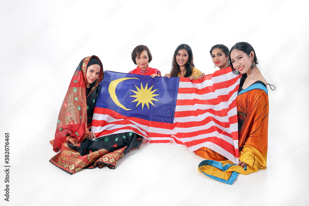 South east Asian Malay Chinese Indian race ethnic origin woman wearing ...