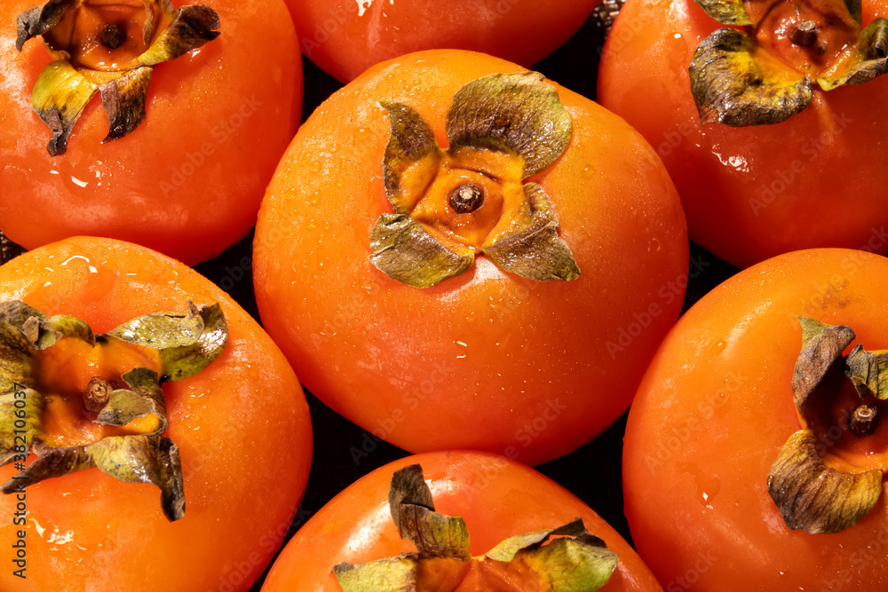 Hong Kong 2020 : Persimmon Is One Of The Traditional Fruits Of The Mid ...