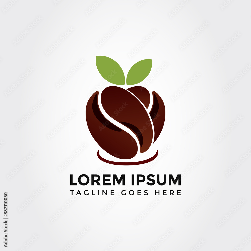 Coffee logo design template. Stock Vector | Adobe Stock