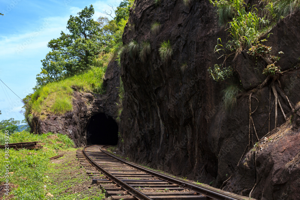 Upcountry mainline railway track Sri Lanka Stock Photo | Adobe Stock