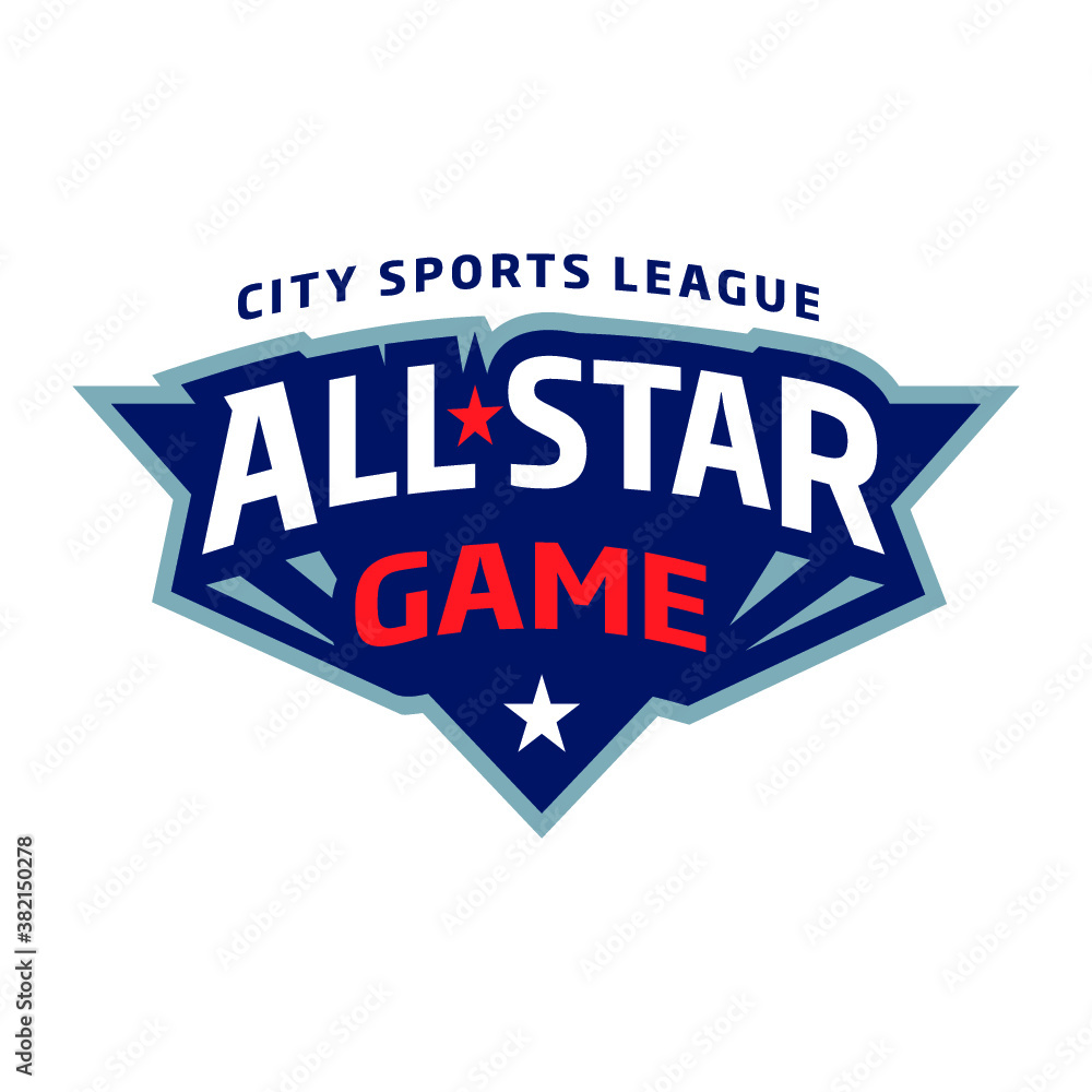 All-Star Game Logo Stock Vector | Adobe Stock