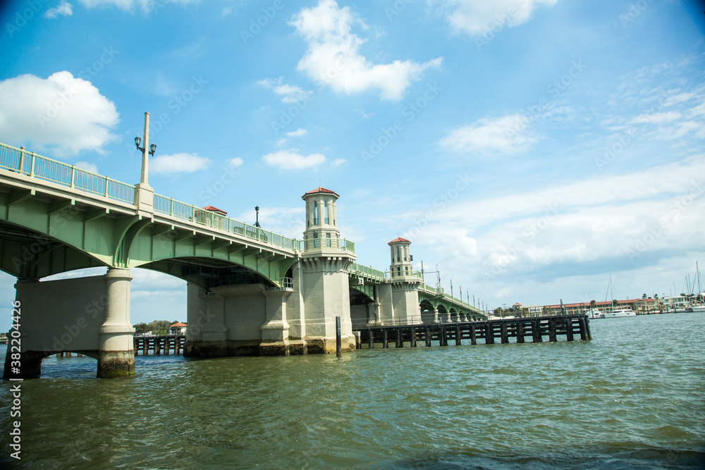 The Bridge of Lions. It is a double-leaf bascule bridge that spans the ...
