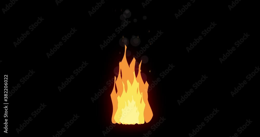 Cartoon flame animation. Flame background and texture.cartoon fire ...