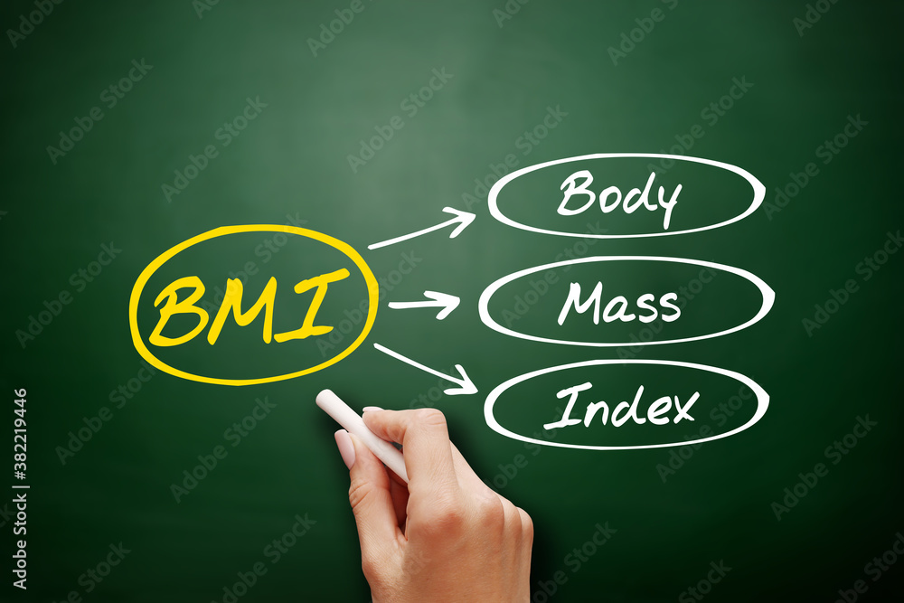 BMI - Body Mass Index acronym, health concept background Stock Photo ...