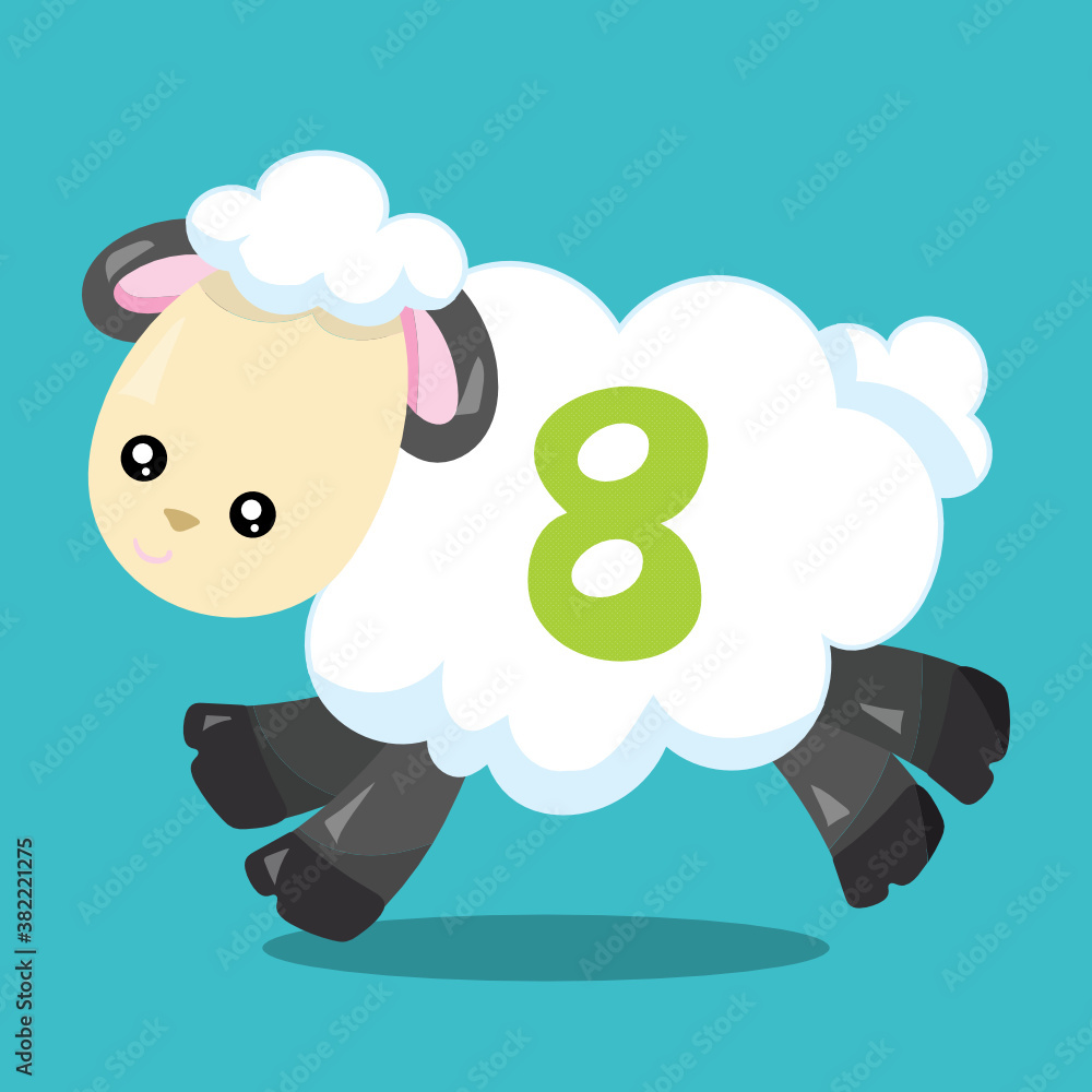 Counting Sheep Clipart