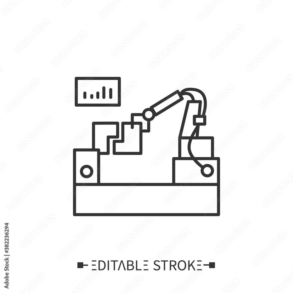 Assembly testing icon. Crash Test. Quality control. Finding assembly ...