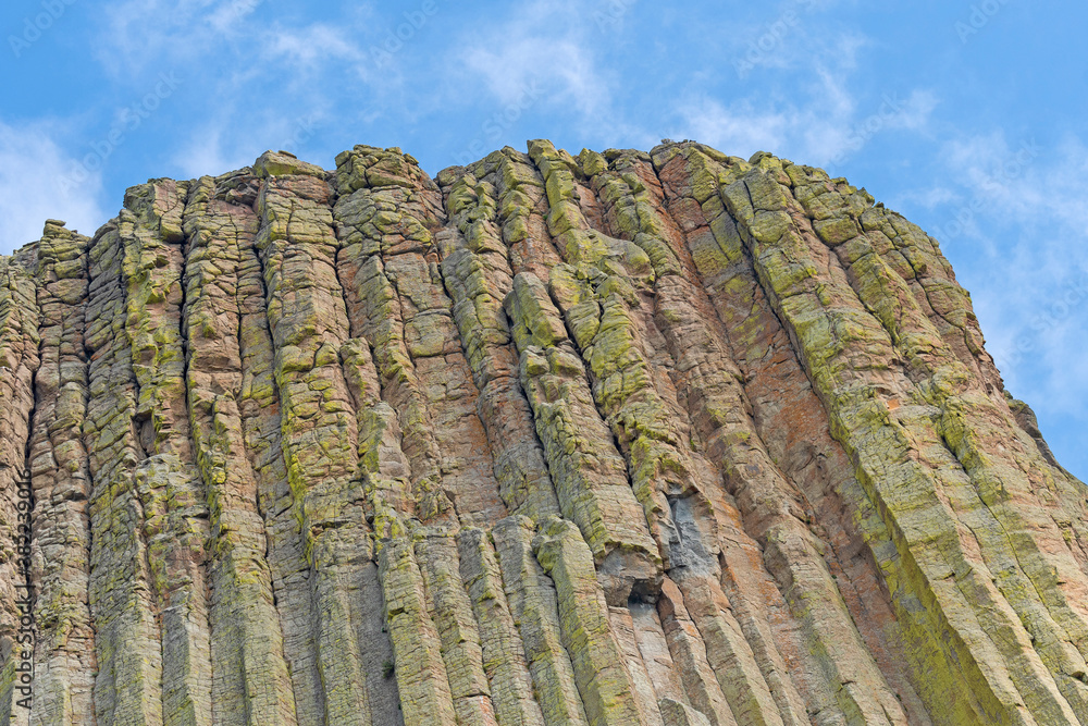 Eroded Column Details at the top of Devils Tower Stock Photo | Adobe Stock