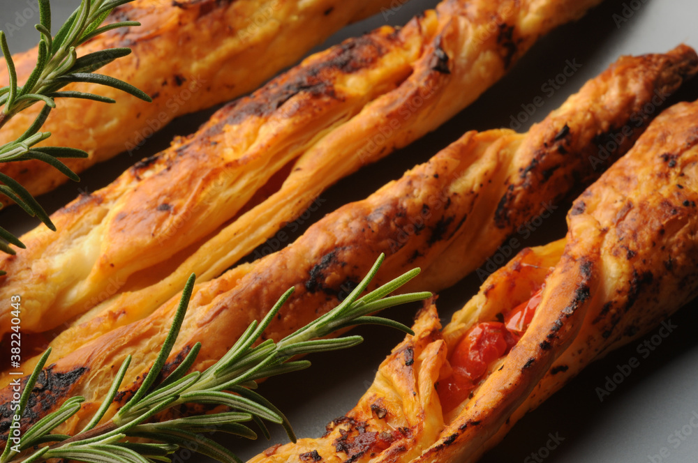 Grissini di pasta sfoglia ripieni ft0210DSC_1039 Homemade puff pastry ...