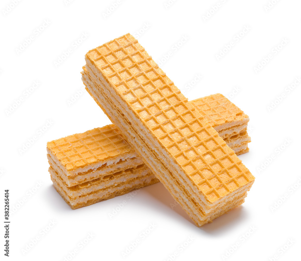 Foto de Two Waffer Cookies do Stock | Adobe Stock