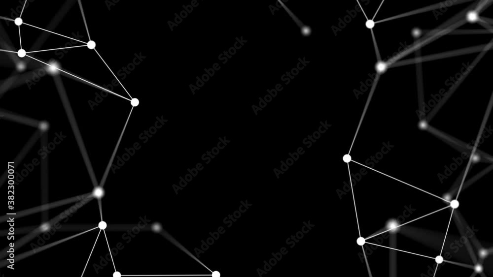 4K Loop Global network connection concept green screen . Big data ...