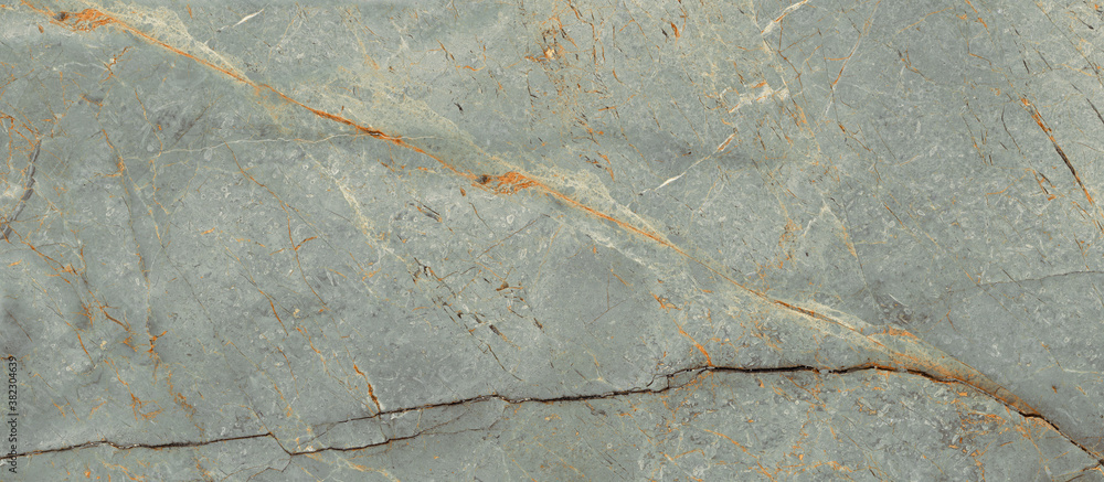 Rustic aqua colored marble texture background with brown curly veins ...