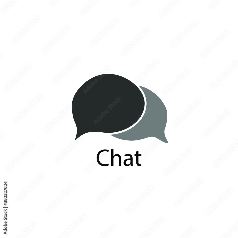 Conversation chat icon. Sign symbol for app and website design. Stock ...